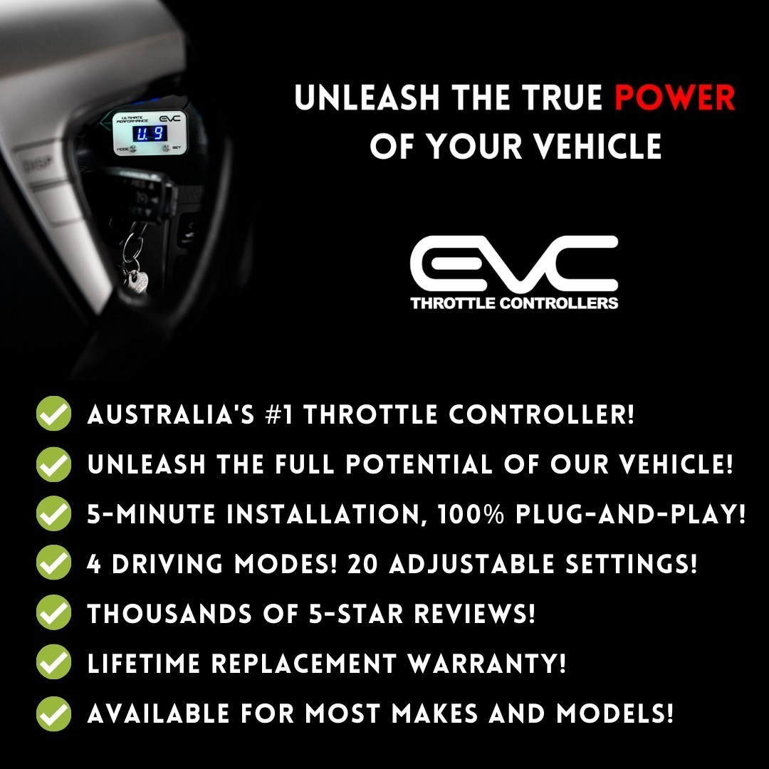 EVC iDrive Throttle Controller charcoal for Ford Falcon Fg 2011-On EVC152